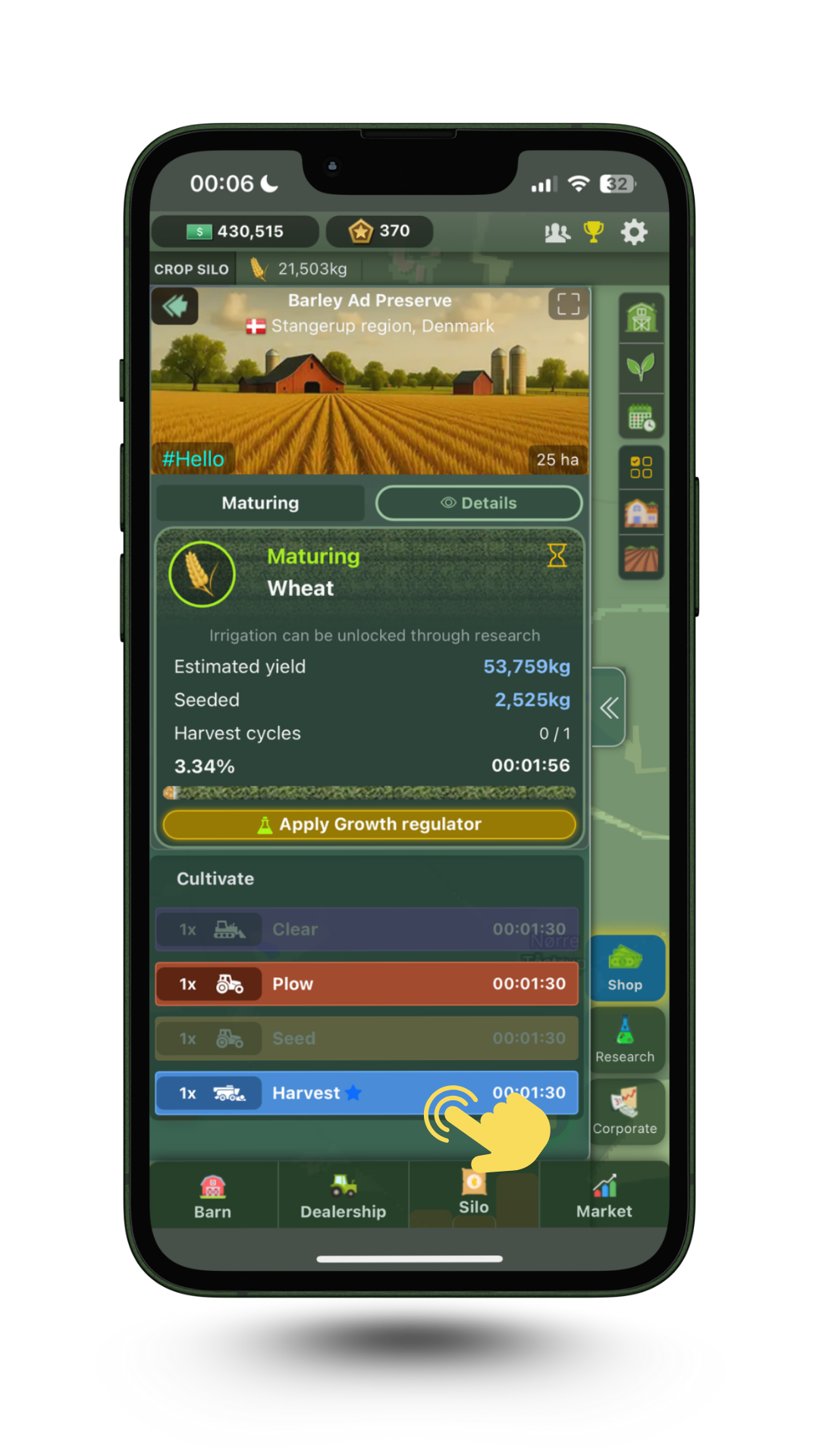 How do I perform a premature harvest? – Farm Manager